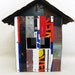 Vintage Folk Art House Sculpture, Contemporary Rustic Cabin Décor ...