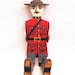 Folk Art Limberjack Jig Man Dancing Canadian Mountie Male Doll Figure ...
