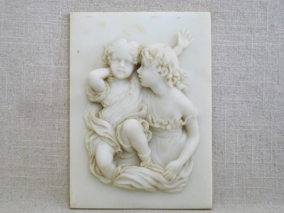 Classical Female Portrait Relief Plaque, Sister From the Calmady ...