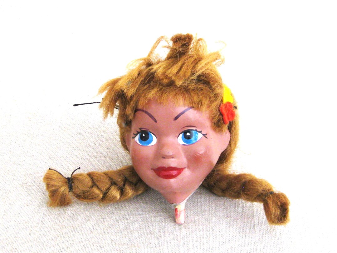 Vintage Composite Doll Head Marionette Pelham Puppets Parts and ...