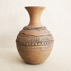 Vintage Studio Pottery Vase Flower Vessel 1970s Fine Art Studio ...