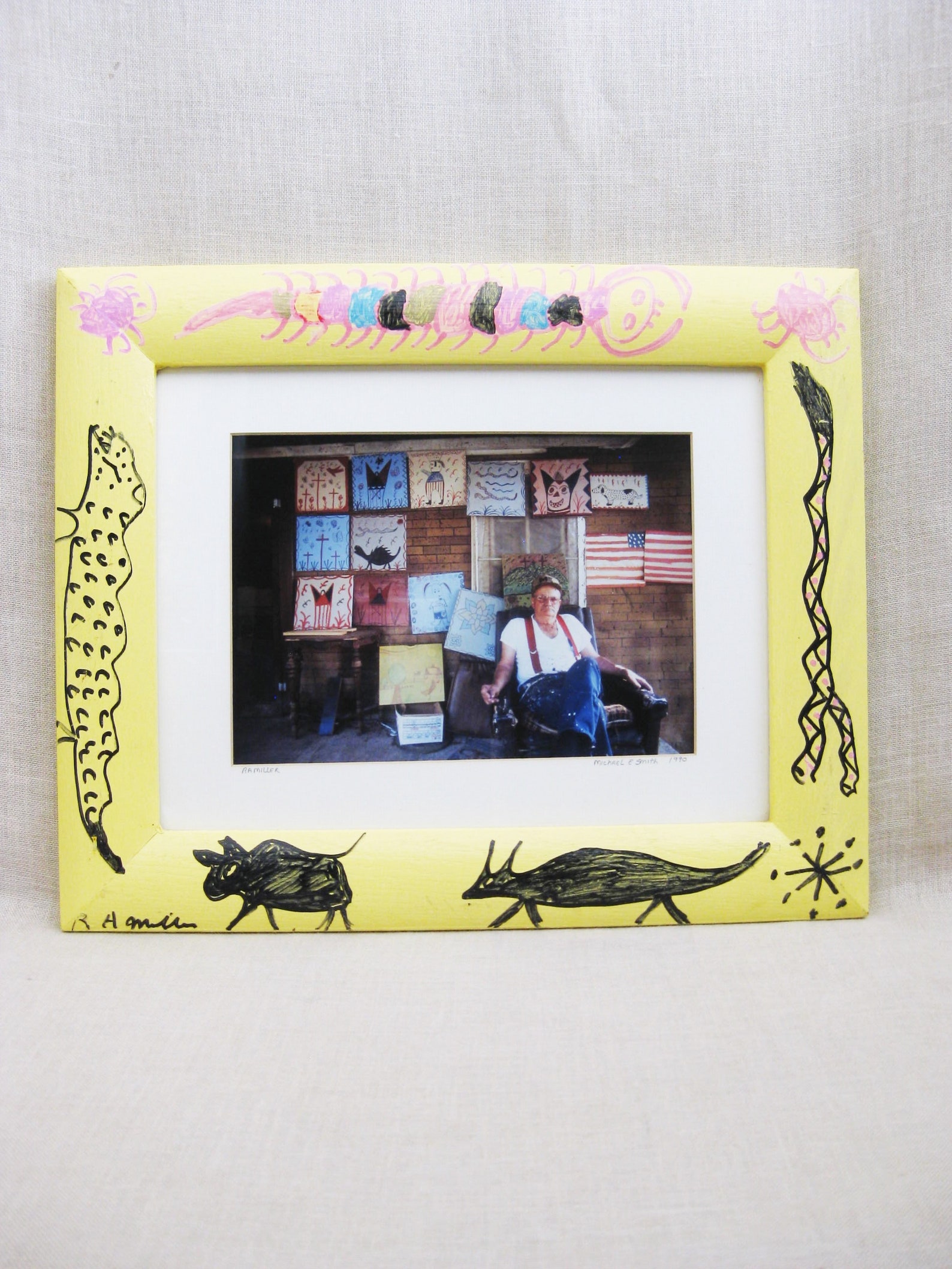 Vintage Photograph of RA Miller Framed in RA Miller Hand | Etsy