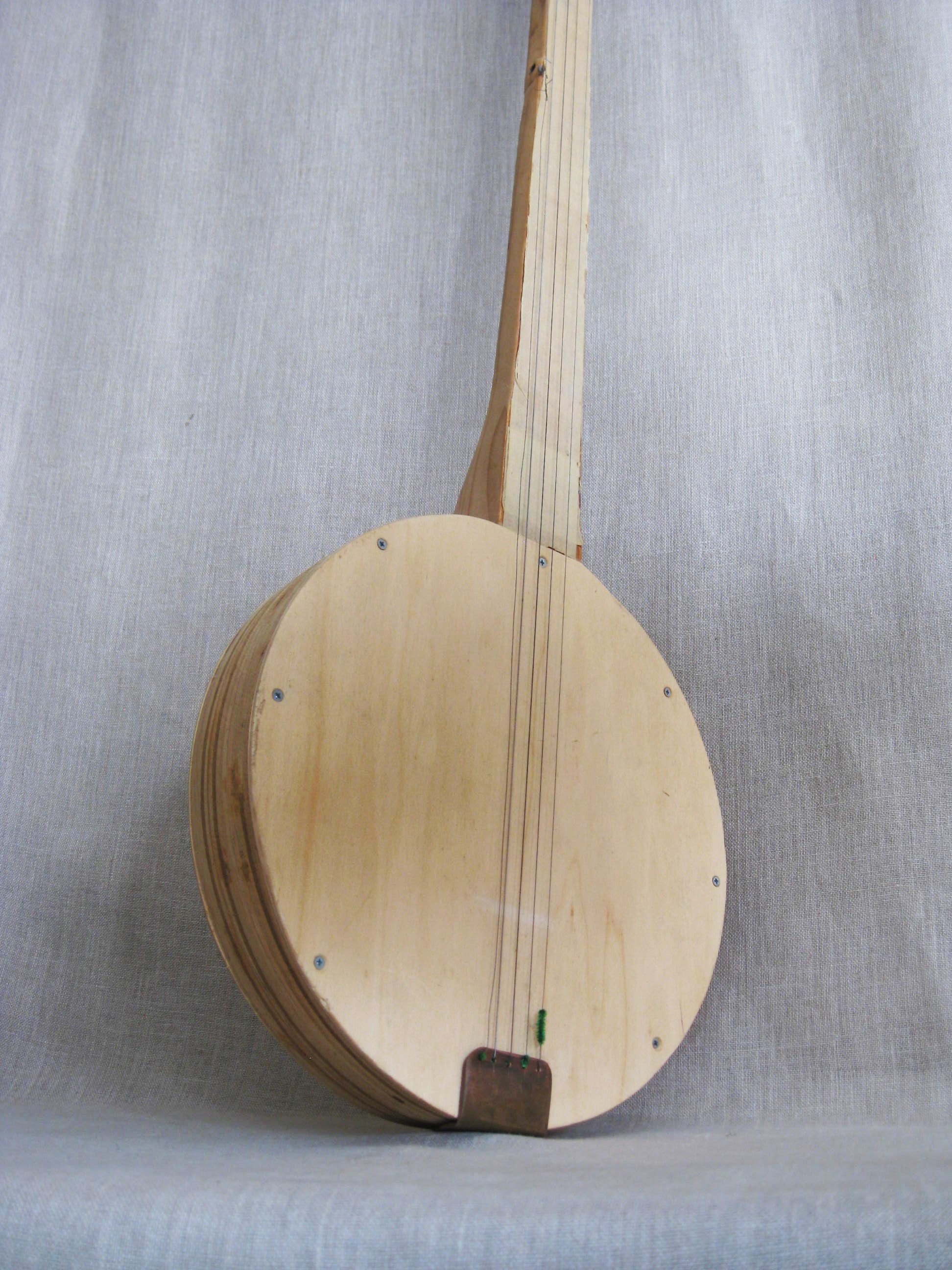 Vintage Handmade Banjo, Musical Instruments, String, Unfinished, DIY ...