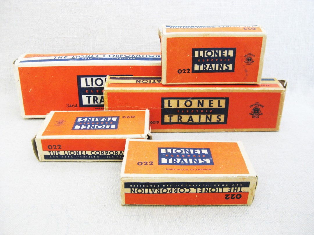 Vintage Lionel Train Boxes Empty Carton for Storage and Décor - Etsy