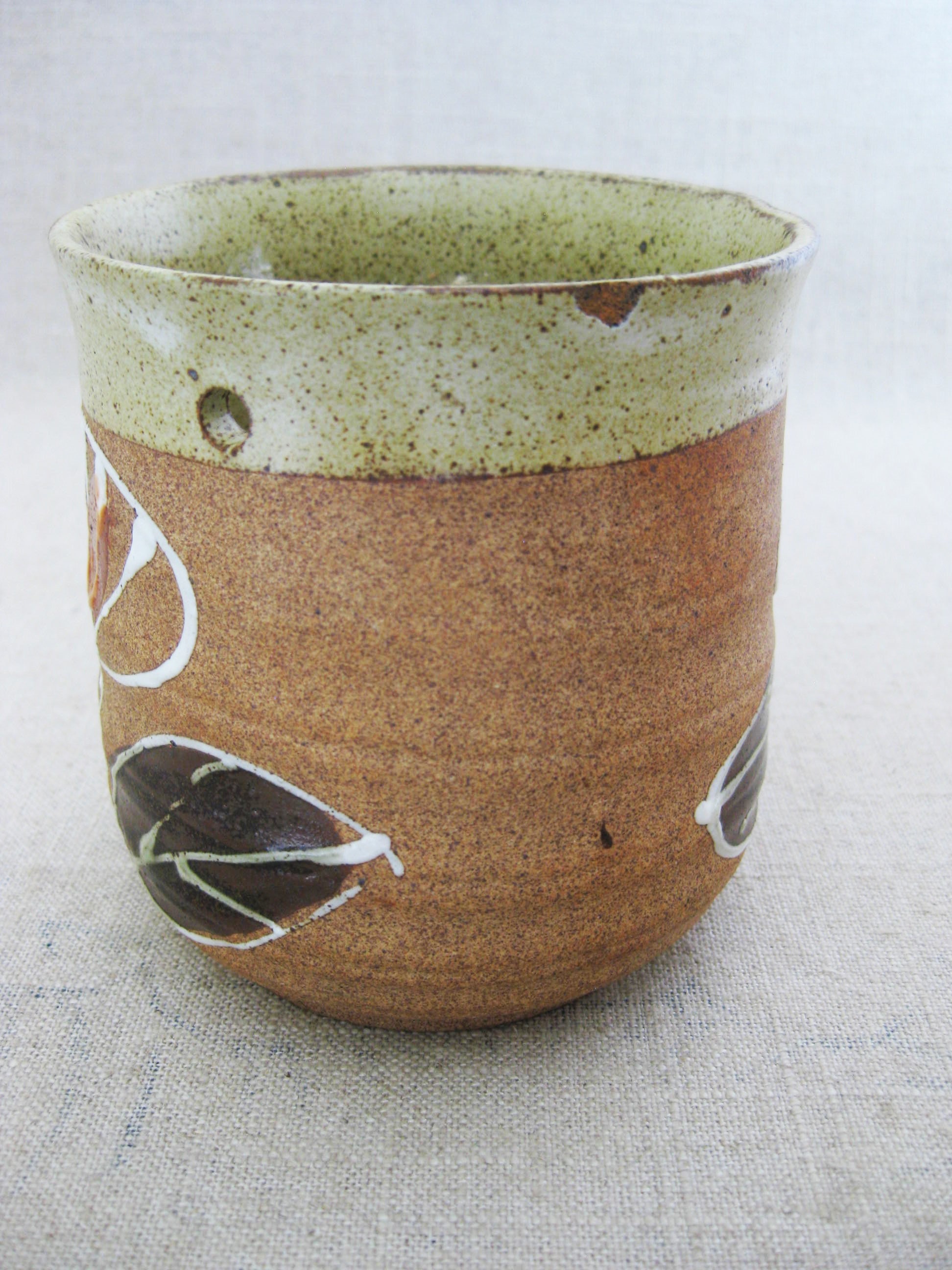 Vintage Ceramic Planters, Collection of Hanging Pots, Rustic Cabin Decor