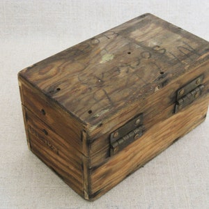 Vintage Primitive Wooden Box Storage and Organization - Etsy