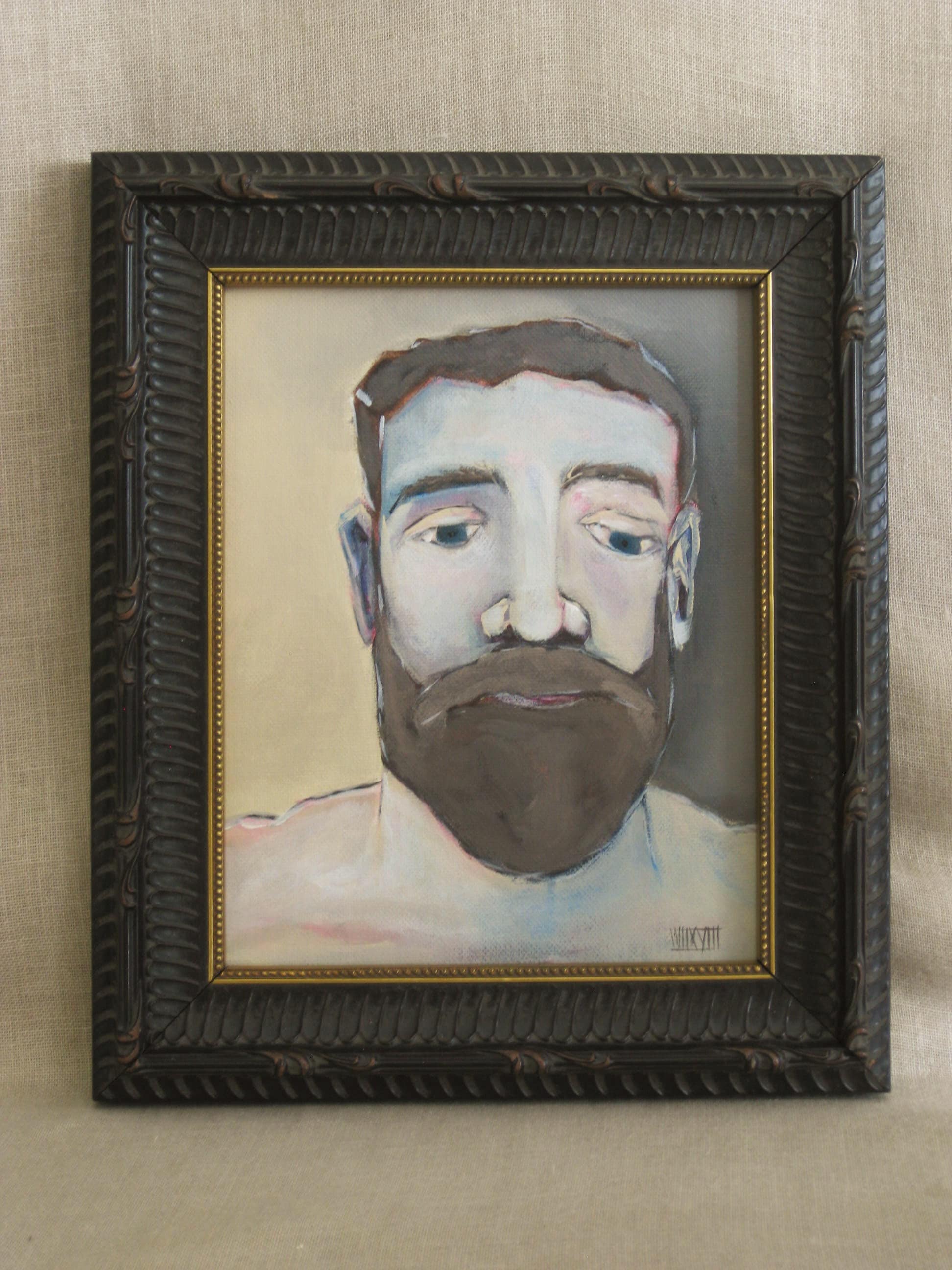 Original Fine Art Portrait Painting, Male Portraiture, Wil Shepherd ...