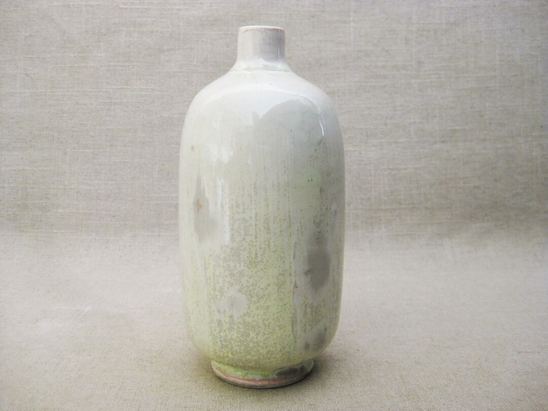 Vintage Studio Pottery Ceramic Vase, Signed Charles Fach - Etsy