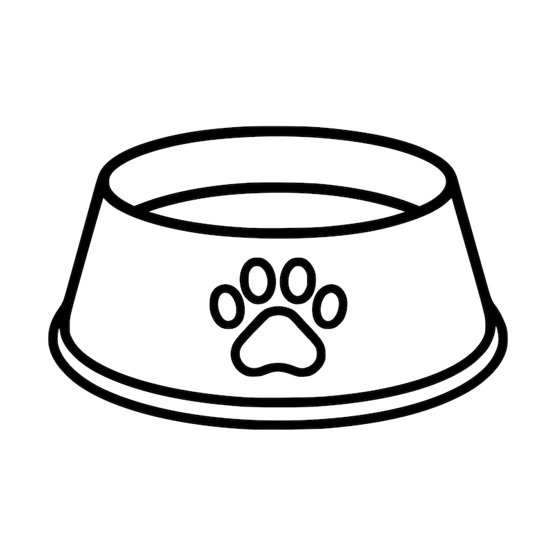 Dog Bowl Cricut - Etsy