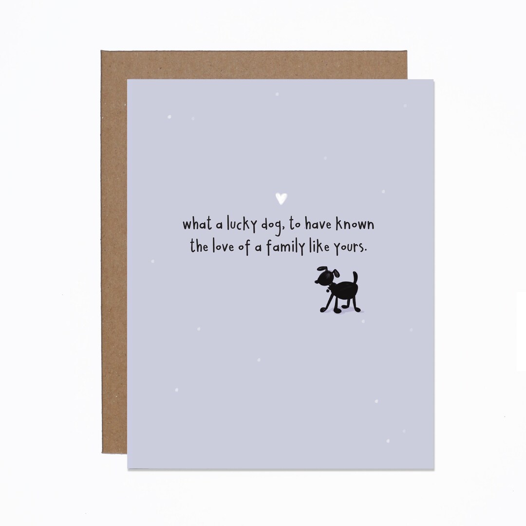 Pet Loss Sympathy Card Death of Dog Dogs Are the Best People Loss Grief ...