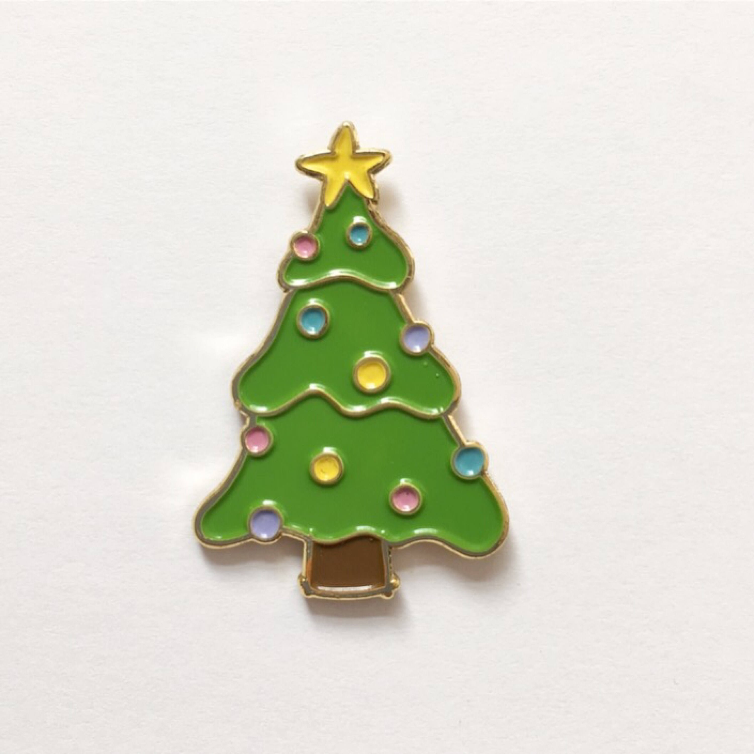 Christmas Tree Enamel Pin Pine Tree Pin Holiday Pin