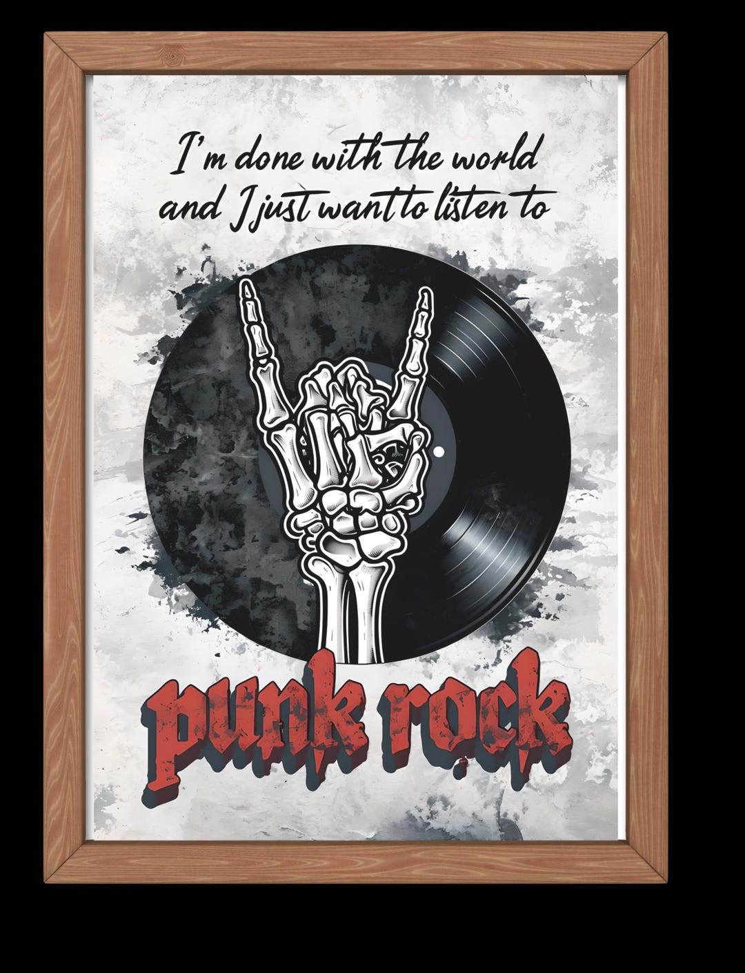Punk Rock Art Print | Digital Print | Perfect for Music Lovers | Music ...