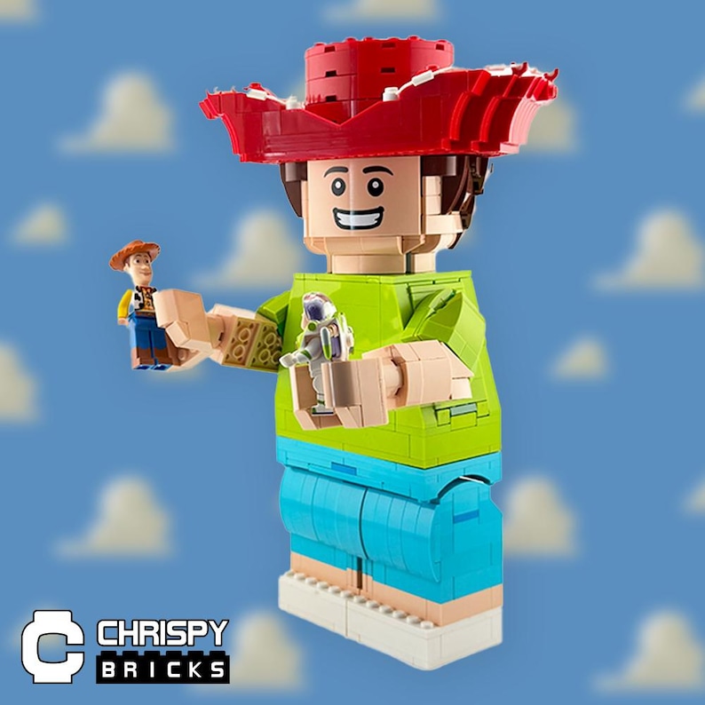 LEGO Toy Story Andy Big Figure - Mid Legs - Custom PDF Instructions ...