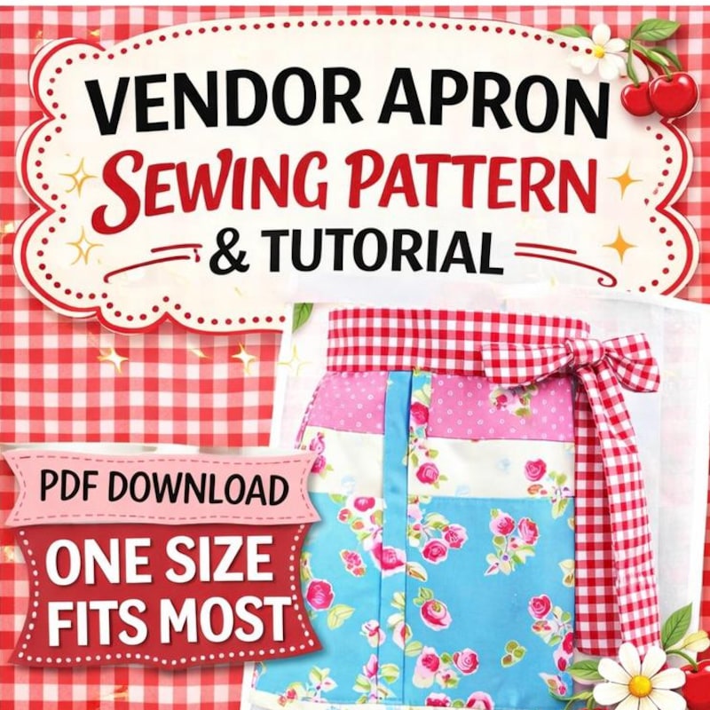 Waitress Apron Pattern - Etsy