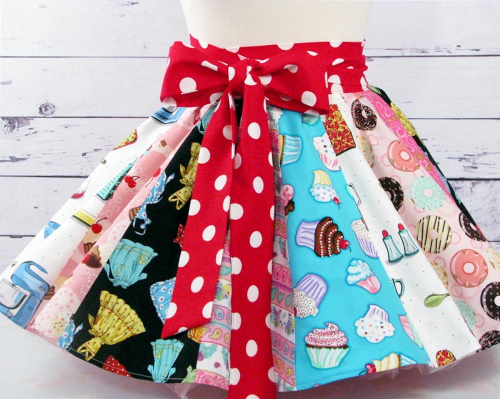 Scrappy Apron Tutorial and Pattern PDF to Make With Scraps or - Etsy