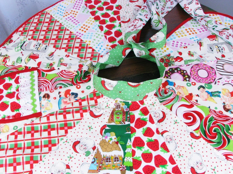 Scrappy Apron Tutorial and Pattern PDF to Make with Scraps or | Etsy