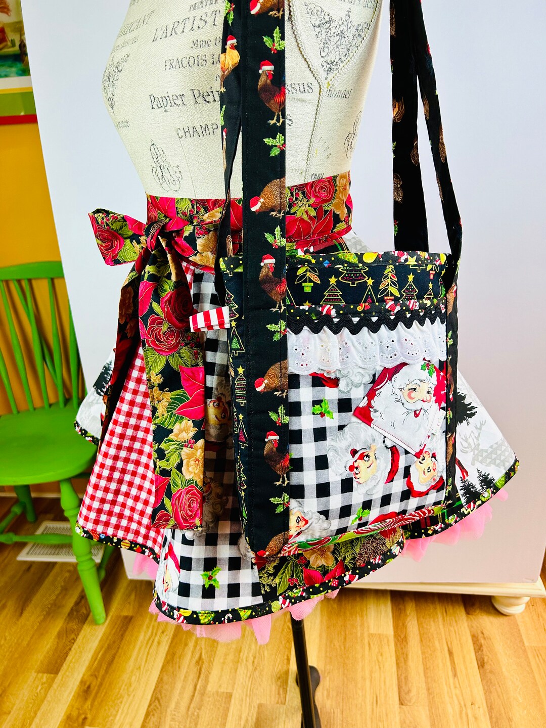 Ugly Christmas Sweater Half Apron With Matching Tote - Etsy Canada