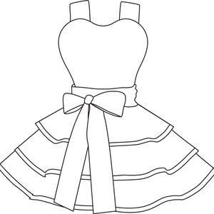 Design Your Own Apron 4 Coloring Pages Digital Instant PDF - Etsy