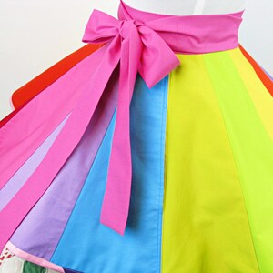 Colorful Rainbow Stripes Clown Circus Costume Apron - Etsy