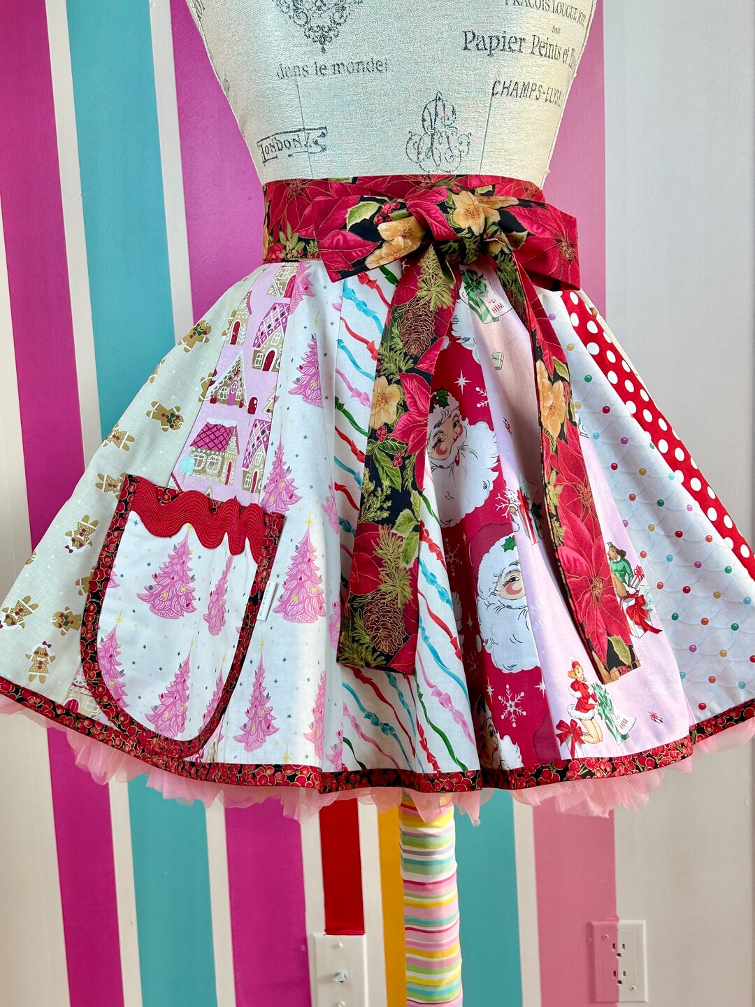 Ugly Christmas Sweater Half Apron for Fun Holiday Parties - in Stock - Etsy