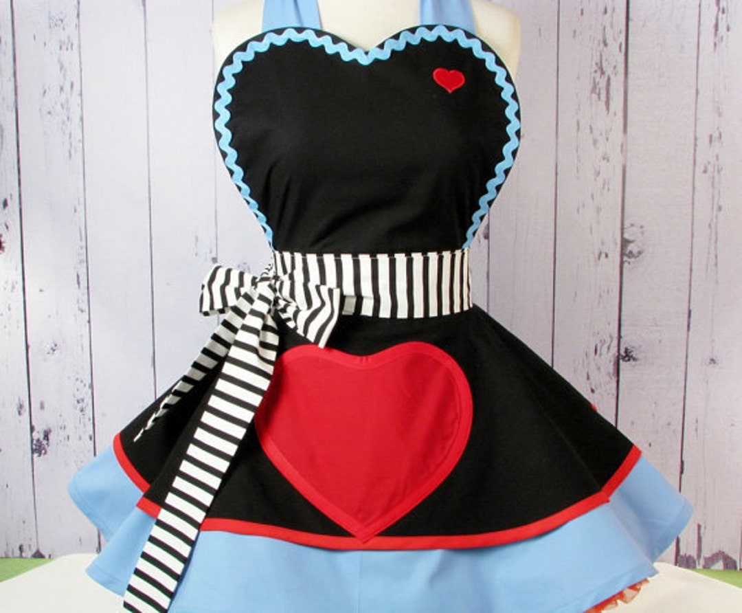 Womens Alice in Wonderland Apron - Etsy