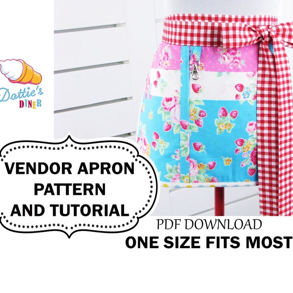 Waitress Apron Pattern - Etsy