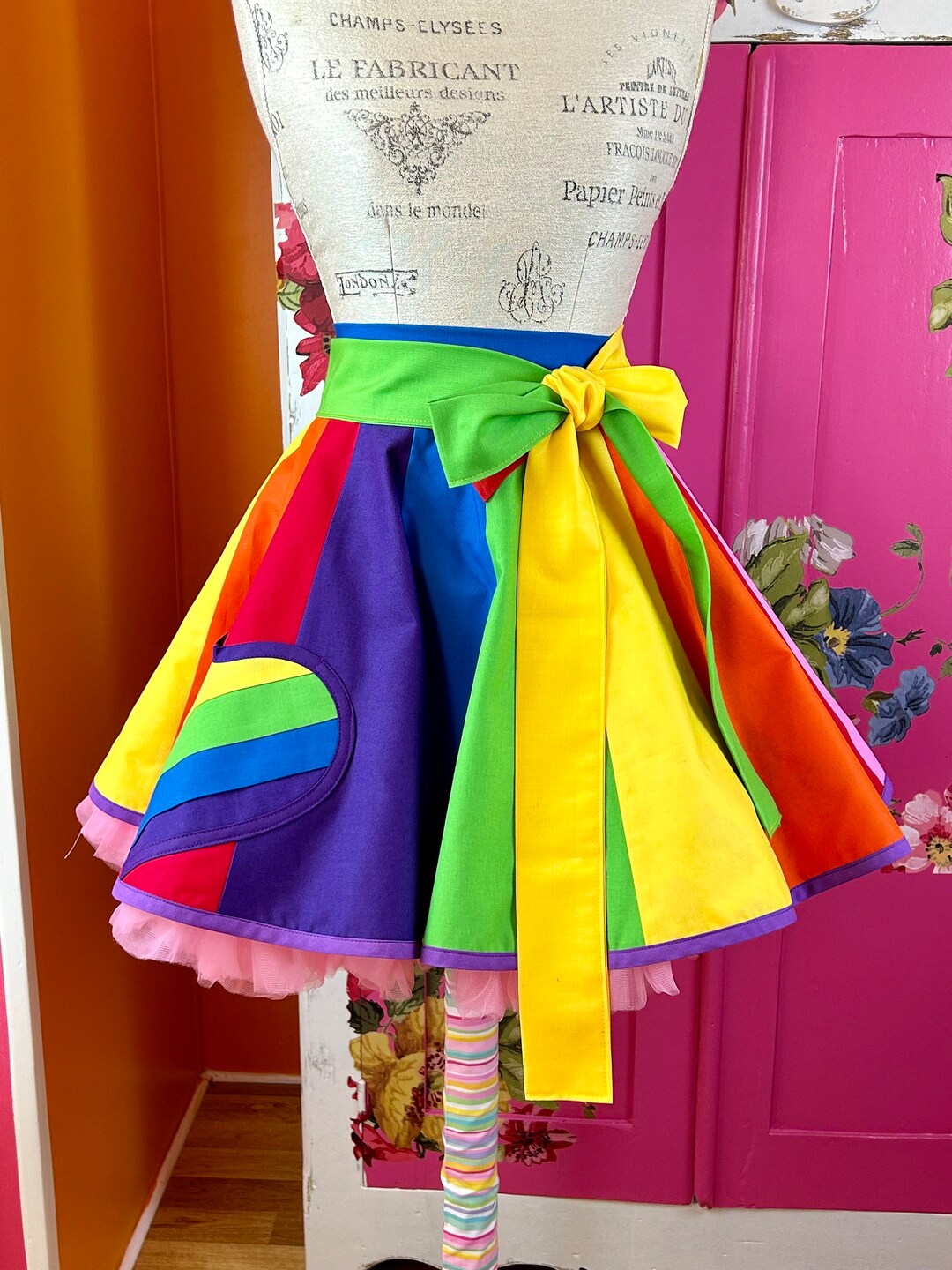 Have Fun With This Colorful Pride Flag Apron - Etsy