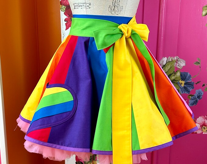 Have Fun With This Colorful Pride Flag Apron - Etsy