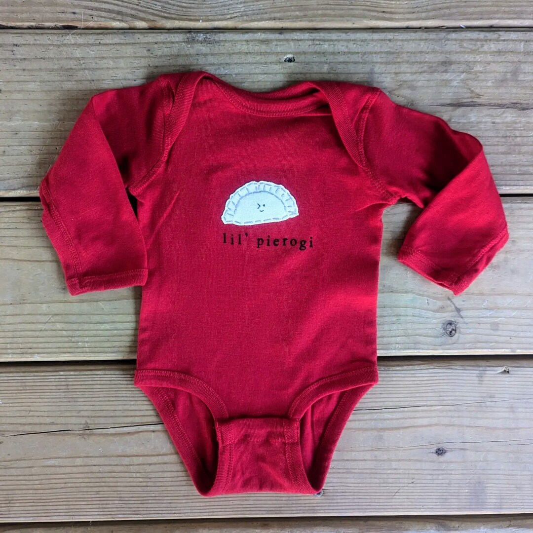 Funny Baby Onesie® "lil Pierogi", Polish Baby One Piece, Fun and Unique ...