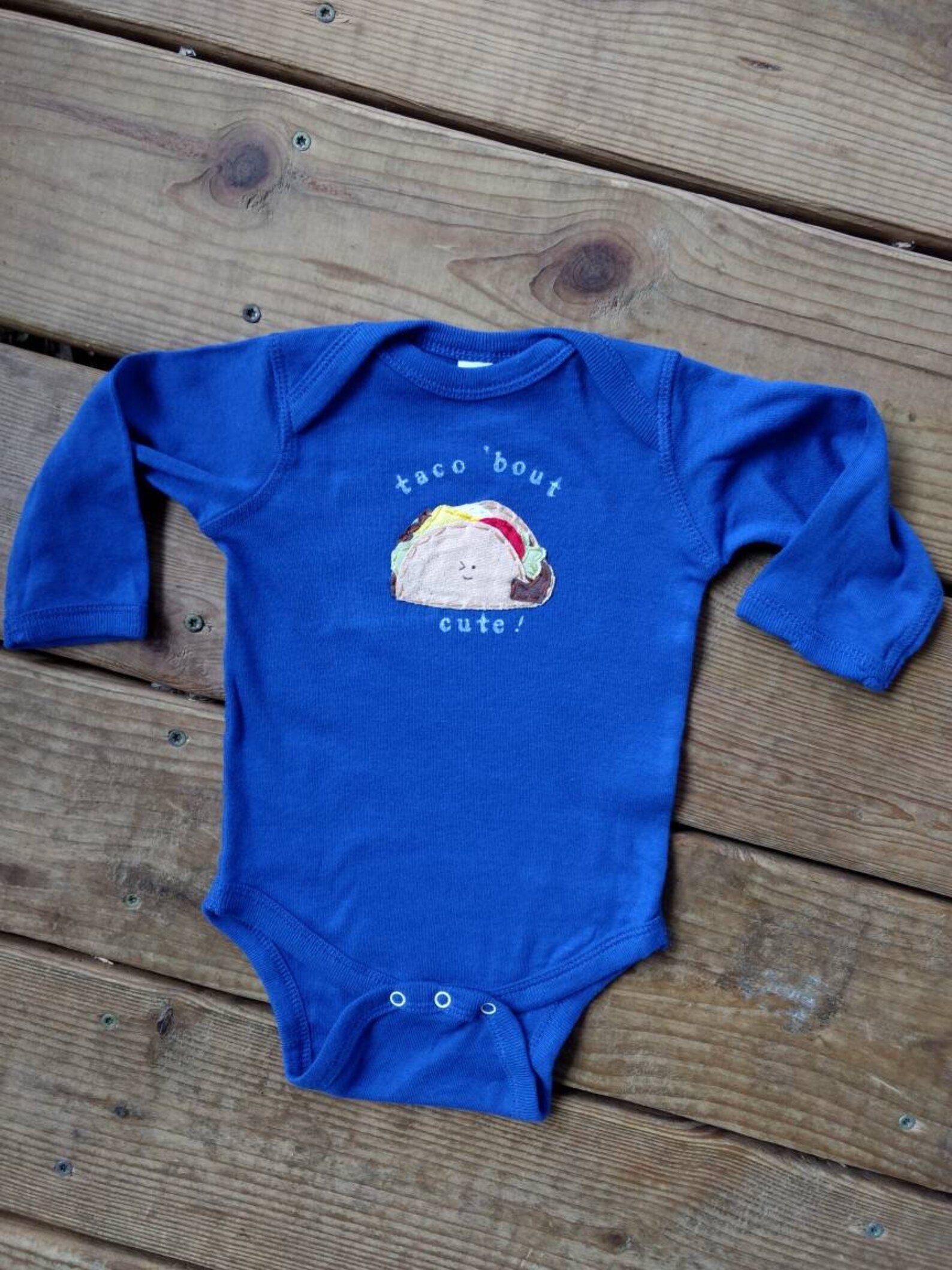 Baby Taco Bout Cute fun taco Onesie® bodysuit for | Etsy