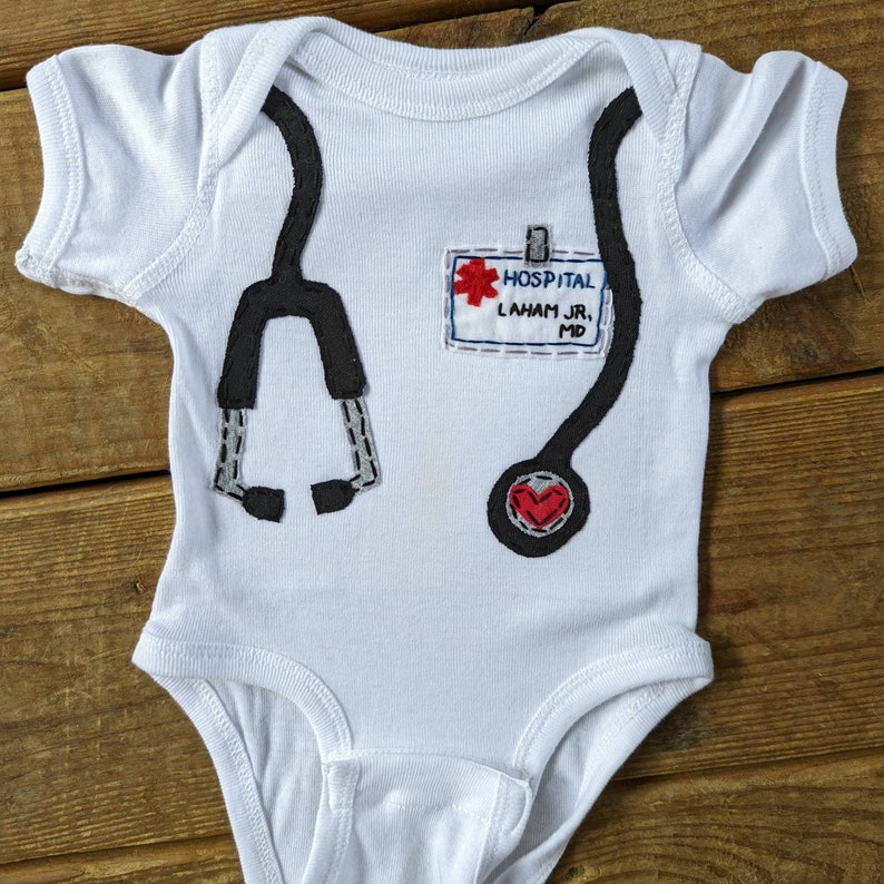 Doctor Stethoscope Hand-sewn Baby Onesie®/bodysuit, "future Doctor ...