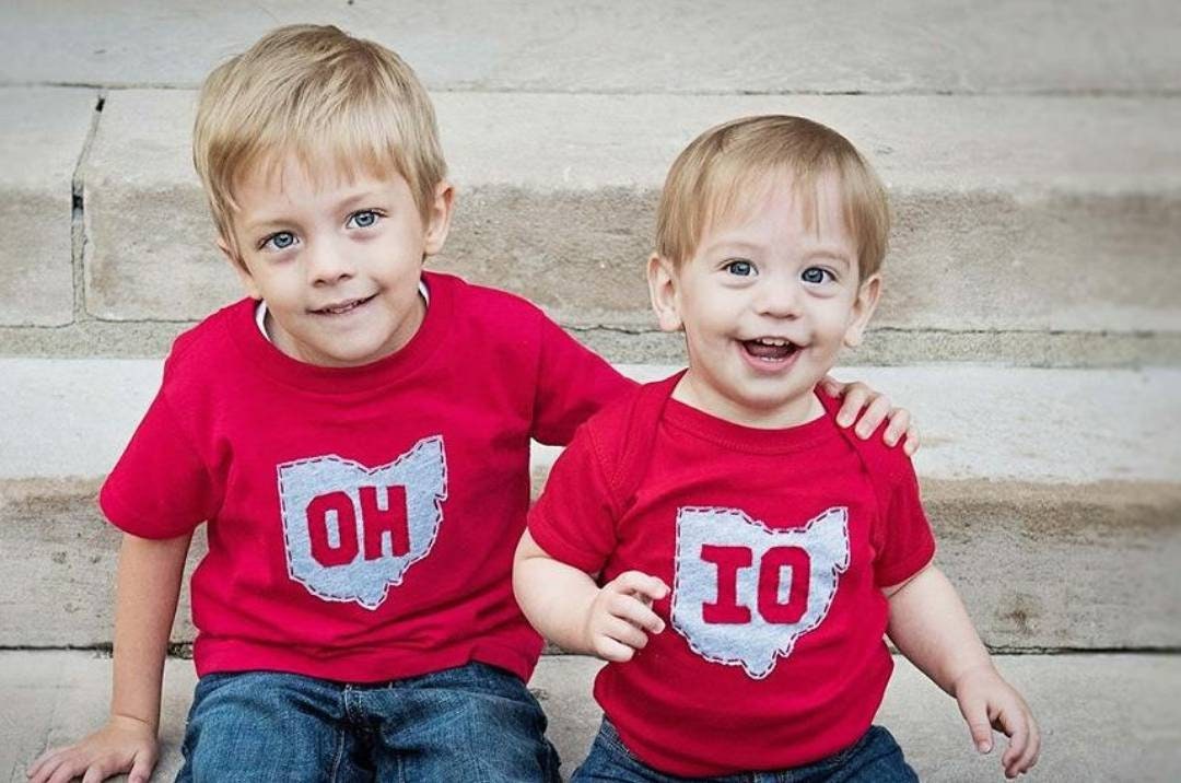 OH-IO Bodysuit/t-shirt Set for SIBLINGS, Great Way to Celebrate a 2nd ...