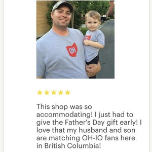 Daddy and Me OH-IO T-shirt Set, Father Son Matching T-shirt Set, Great ...