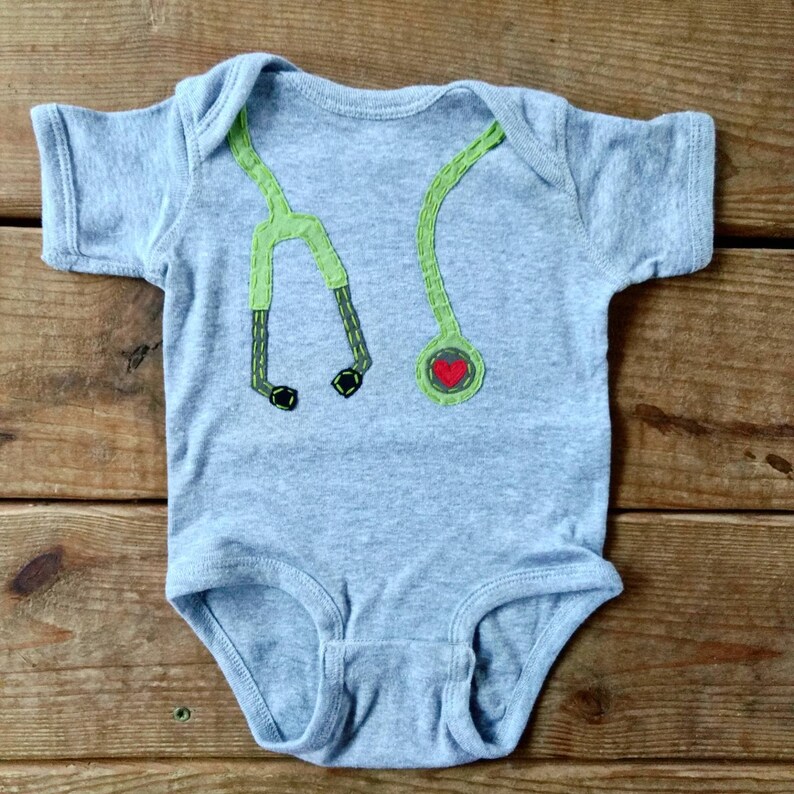 Doctor Stethoscope Hand-sewn Baby Onesie®/bodysuit, "future Doctor ...