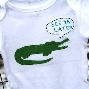 See Ya Later (alligator) & After Awhile (crocodile) Bodysuit Set for ...