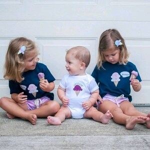 Funny Baby Onesie® Bodysuit "chillin" Ice Cream Cone Cute Baby One ...