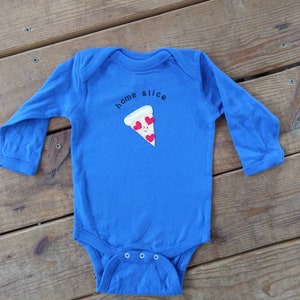 Pizza Baby "home Slice" Funny Baby Onesie® Bodysuit, Baby Gift, Fun ...
