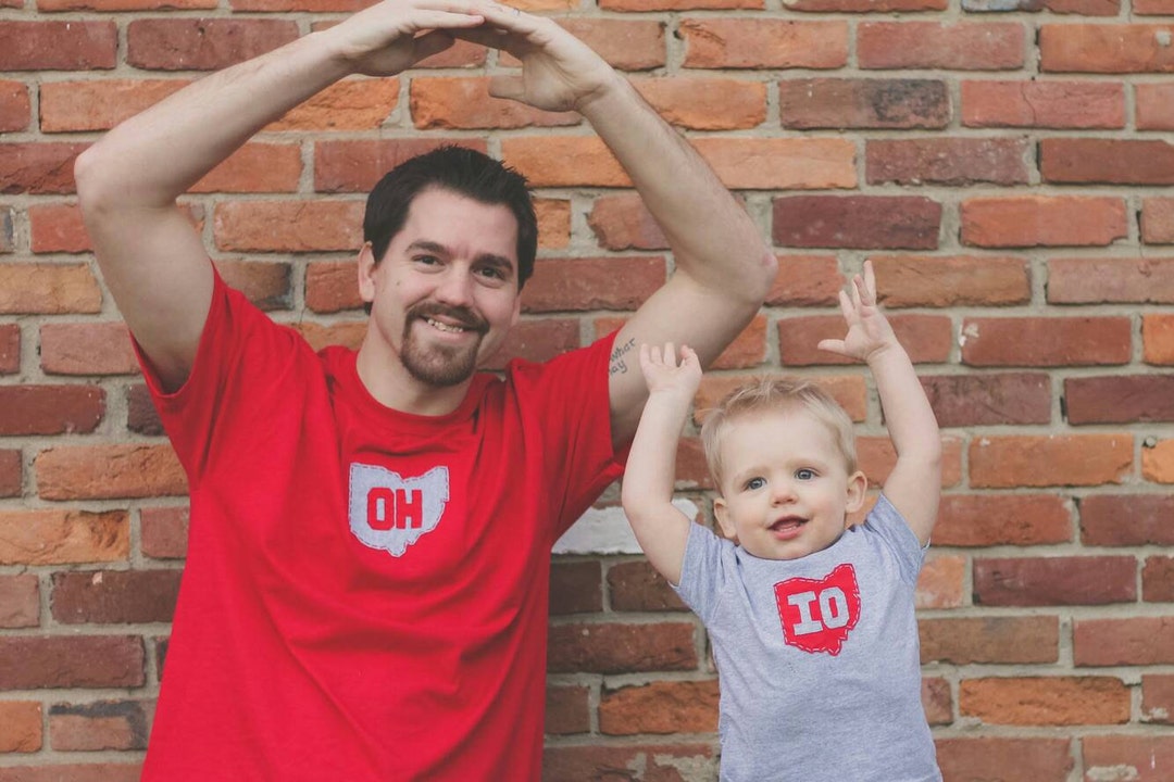 Daddy and Me OH-IO T-shirt Set, Father Son Matching T-shirt Set, Great ...