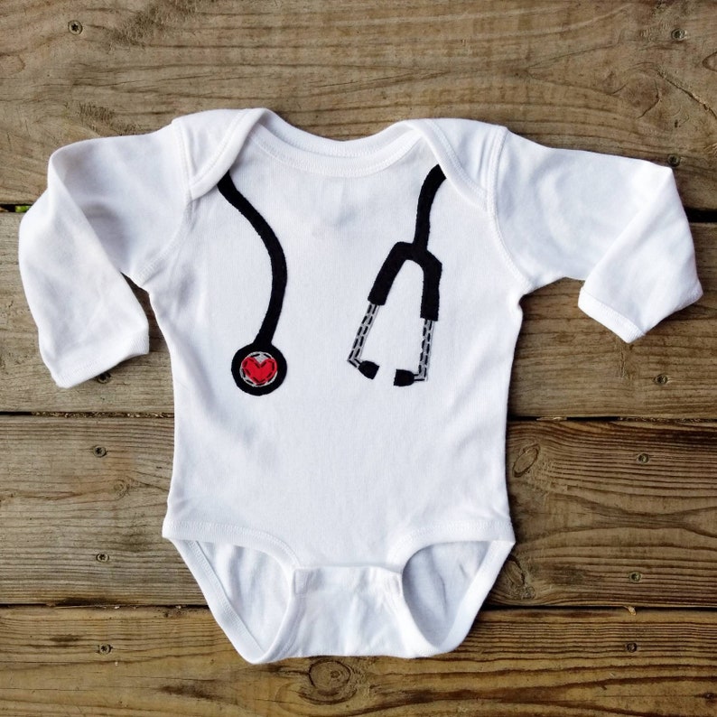 Doctor Stethoscope Hand-sewn Baby Onesie®/bodysuit, "future Doctor ...