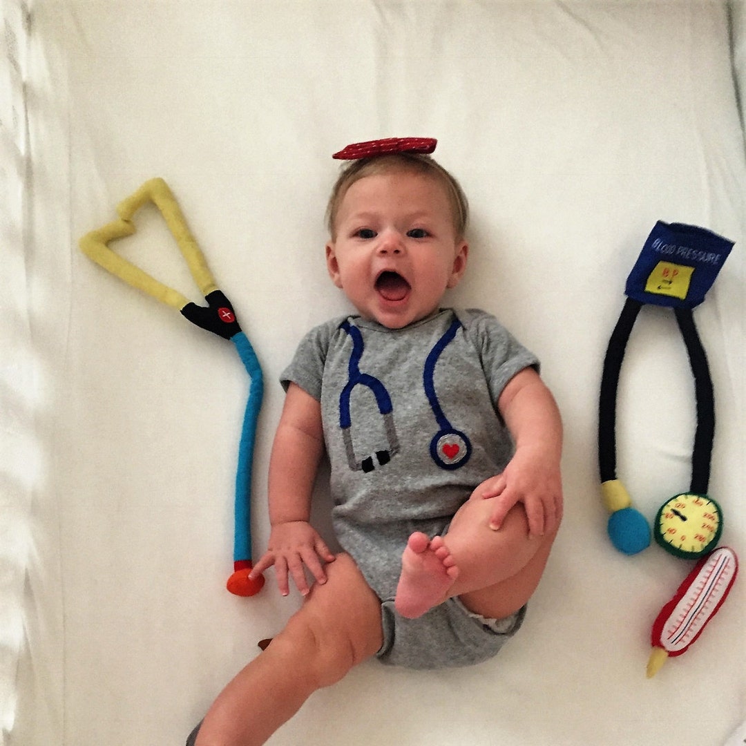 Doctor Stethoscope Hand-sewn Baby Onesie®/bodysuit, "future Doctor ...