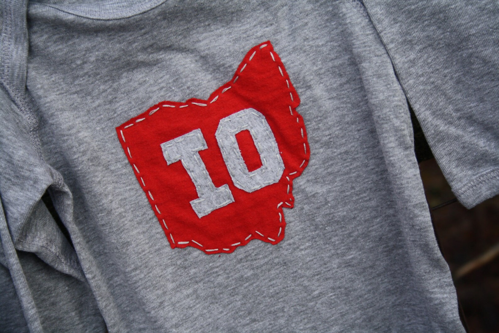 Grey State of Ohio oh-io Onesies® Set of 2 - Etsy