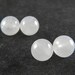 Jade Beads 8mm Icy Snow White Smooth Candy Jade Rounds - 8" Strand - Etsy