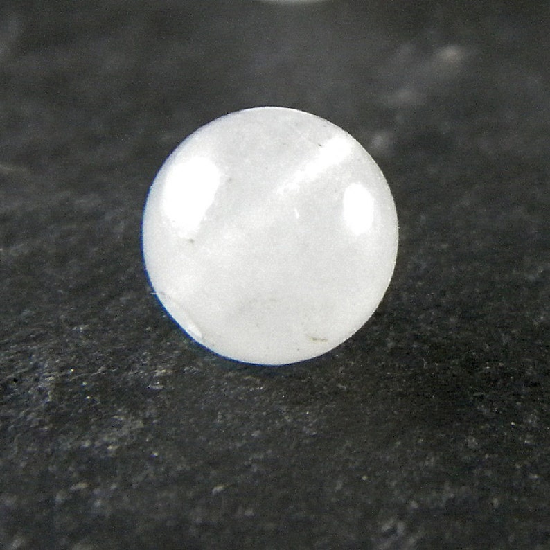 Jade Beads 8mm Icy Snow White Smooth Candy Jade Rounds - 8" Strand - Etsy