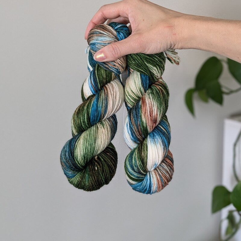 Hand Painted Yarn - Etsy