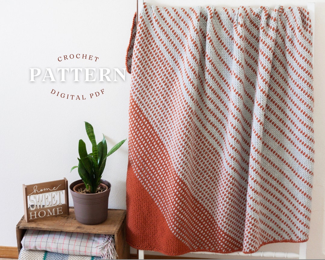 Lark Crochet Throw Blanket Pattern - Easy Baby Blanket Crochet Pattern ...