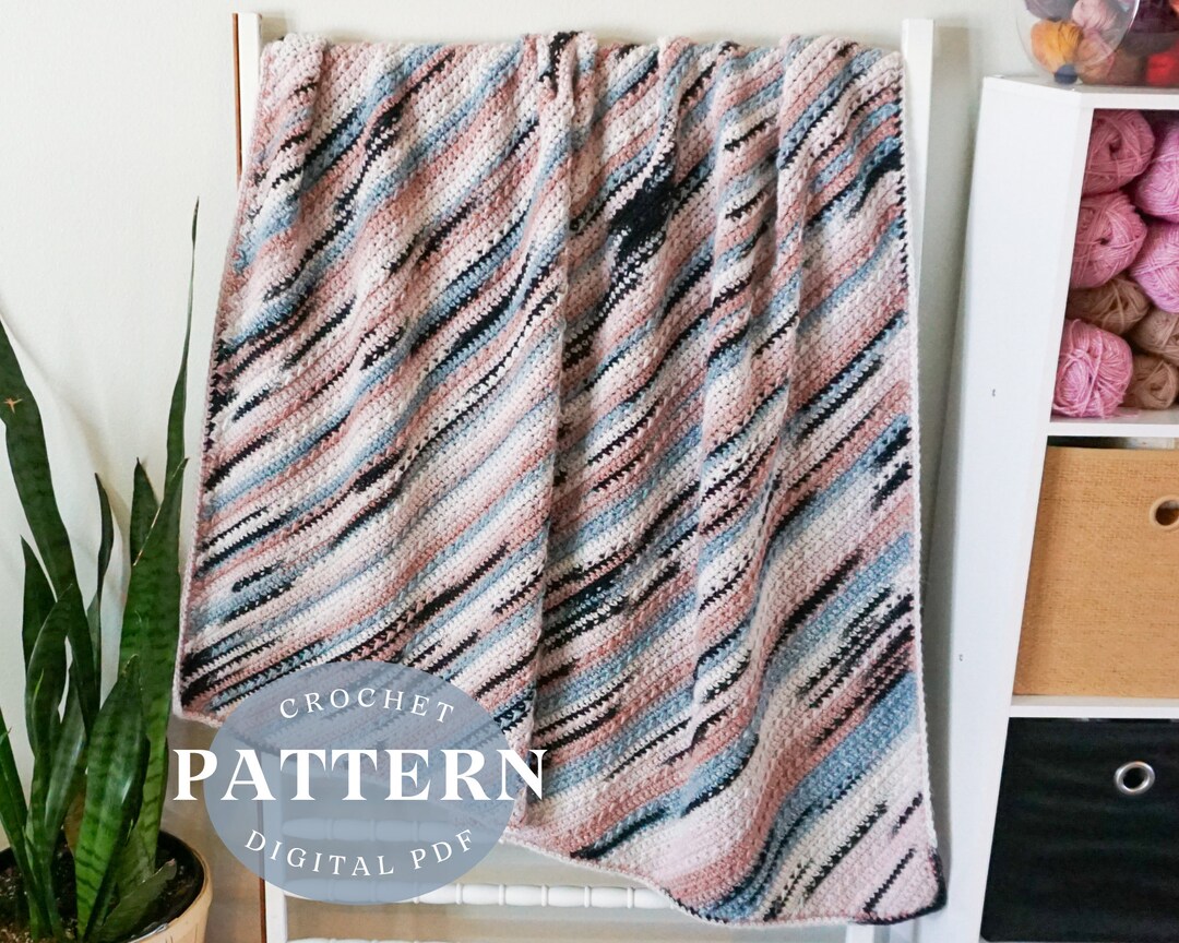 Crochet Throw Blanket Patter | Easy Blanket Crochet Pattern | Crochet ...