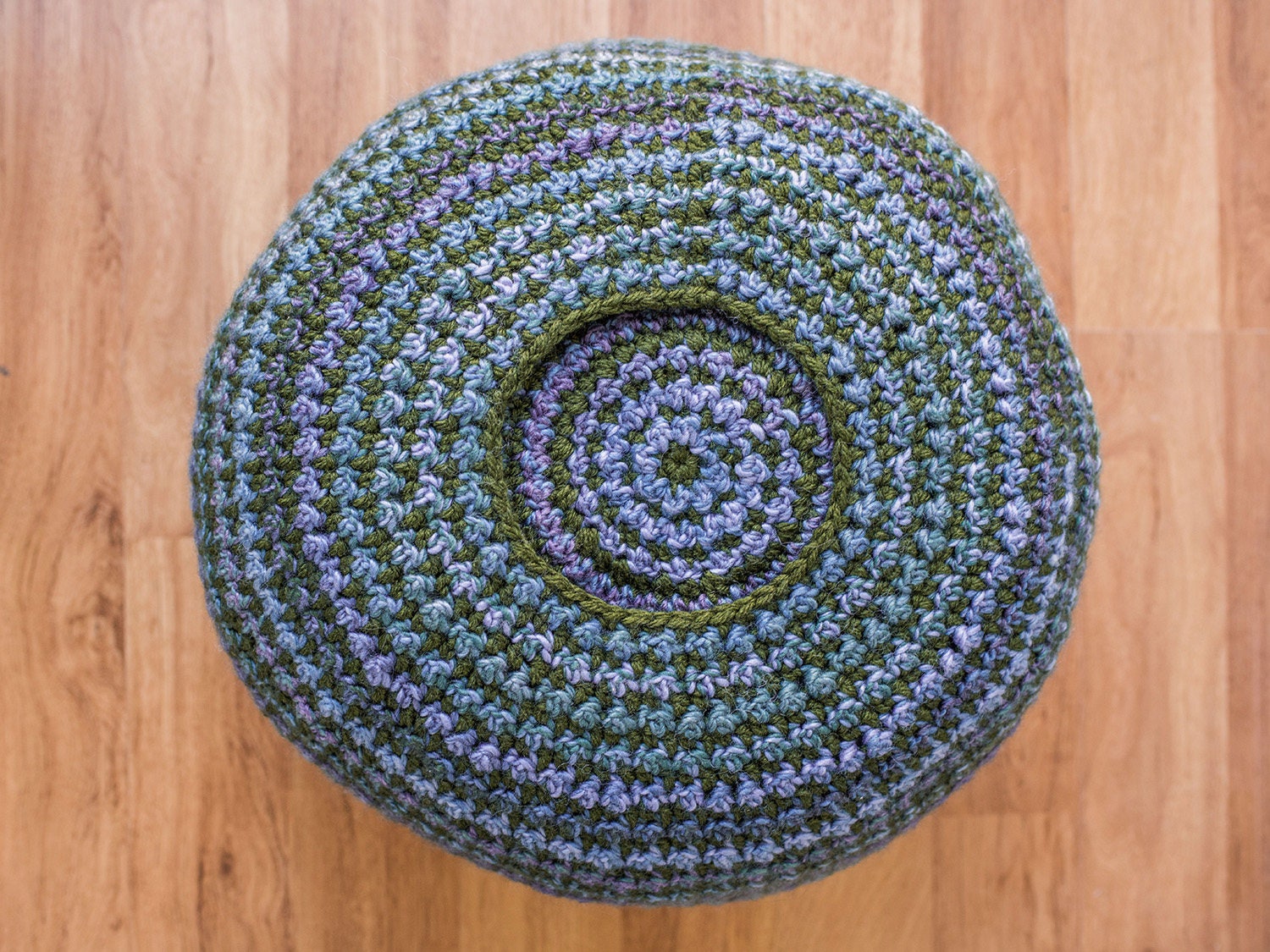 Crochet Pouf Pattern Crochet Pillow Pattern Crochet Pattern | Etsy