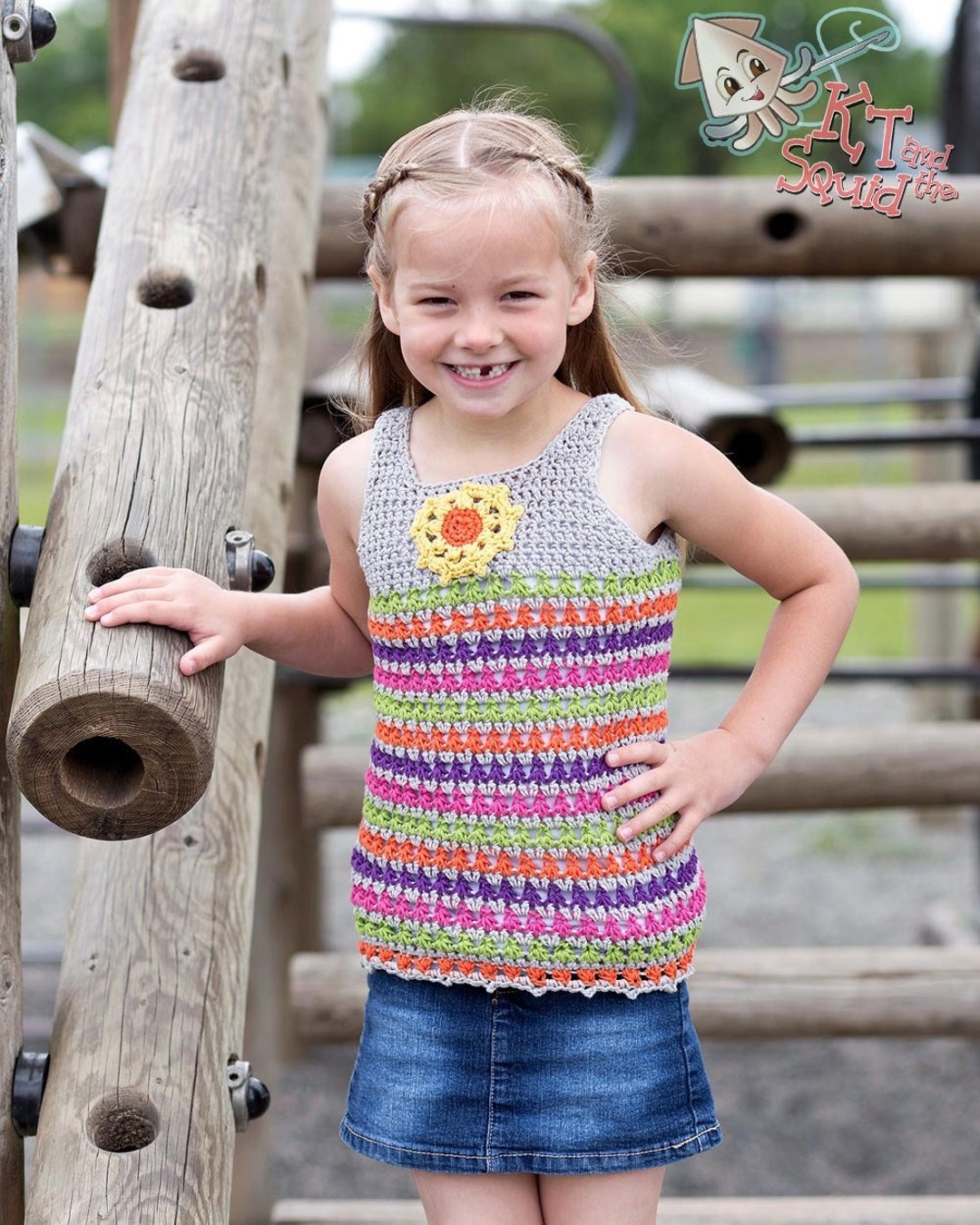 Crochet Top Pattern for Girls Crochet Tank Pattern Summer - Etsy