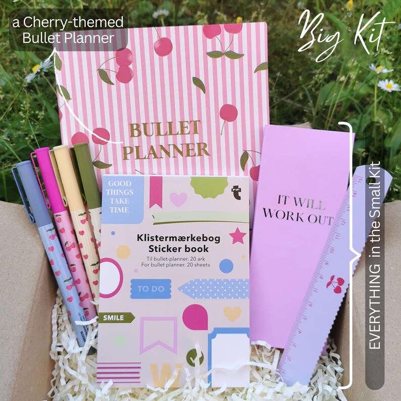 Bullet Journal Starter Kit, DIY Journal / Agenda / Diary, Create Your Own Planner, Start ...