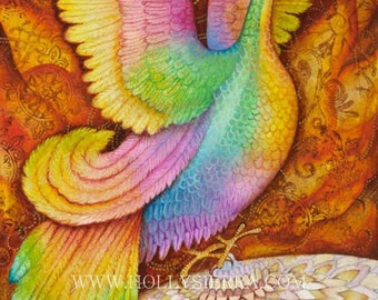 The Firebird. From the Russian Myth of the Phoenix. A - Etsy